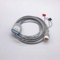 China HP TPU 12pin 3 Lead Ecg Cable With Neonate Clamp Clip for sale