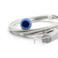 China Round 12 Pin Comen Spo2 Adapter Cable Spo2 Sensor Extension Wire for sale