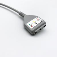 China TPU Mainline ECG Patient Cable 3 Lead Ecg Cable Compatible With GE for sale
