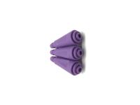 China Purple NIBP Cuff Air Hose Connector Drager Single Tube Connector for sale