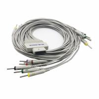 China Medex 26 Pin 3.0 Din ECG Patient Cable 16 Lead Wire TPU Jacket for sale
