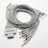 China Medex 26 Pin 3.0 Din ECG Patient Cable 16 Lead Wire TPU Jacket for sale