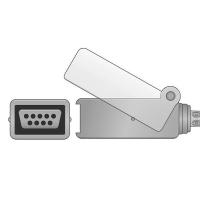 China Grey White 2.4M Spo2 Adapter Cable 7 Pin TPU Jacket 700-0002-00 for sale