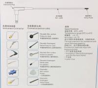 China GE Datex Ohmeda Infant Warmers Temperature Probe 3-Pin Connector 6600-0875-700 for sale