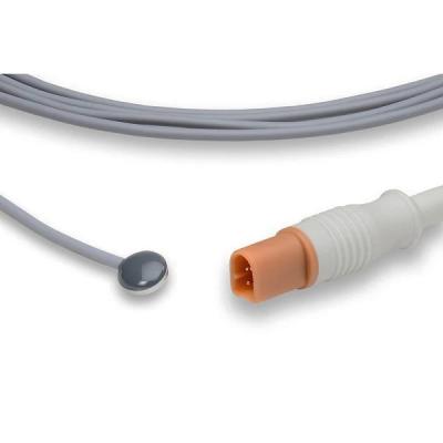 China Mindray Reusable Temperature Probe D Shaped Connector 040-000057-00 for sale