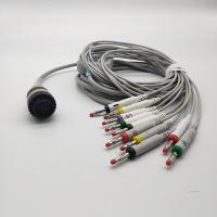 China Kenz 16 Pin 10 Lead 3.6m EKG Wire With Banana End 63050074 63050075 PC-104 for sale