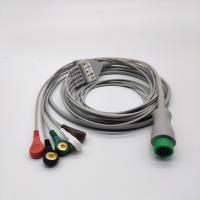 China AHA IEC Mindray ECG Leads Derivaciones 0.9m Twin Pin 001-03-43145 for sale