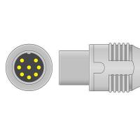 China Gray Schiller SpO2 Extension Cable 2.4m 8ft 8 Pin Connector for sale