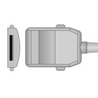 China Gray Schiller SpO2 Extension Cable 2.4m 8ft 8 Pin Connector for sale