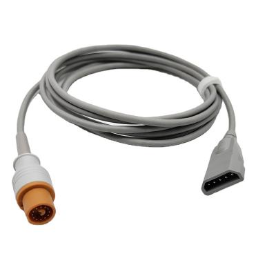 China Compatible Fukuda Denshi IBP Cable 3m 10ft 12 Pin Connector for sale