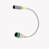 China Comen 12 Pin Spo2 Adapter Cable Spo2 Sensor Extension Wire Grey Color for sale