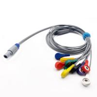 China OEM ODM Biomedical 10 Leads 14 Pin ECG Cable Compatible BI9000 AHA IEC for sale