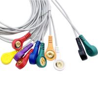 China GE Marquette 10 Lead Holter Cable Rozinn E9002TK E9002TL E9002TP for sale