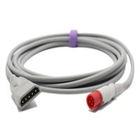 China Biolight A8 4 Pin Invasive Blood Pressure Cable IBP Extension 2.7m Length for sale