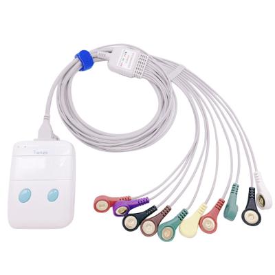 China TPU Jacket 1.1m ECG Holter Cable 10 Lead Compatible With Recorder for sale