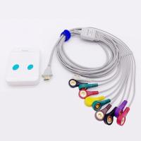 China TPU Jacket 1.1m ECG Holter Cable 10 Lead Compatible With Recorder for sale