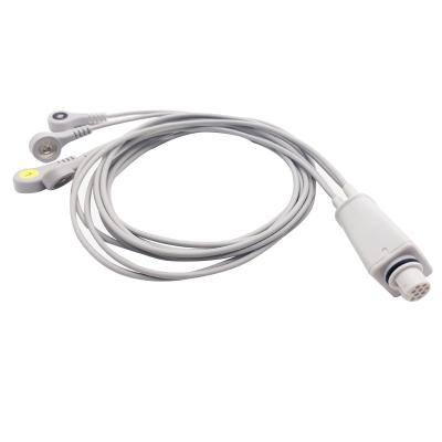 China ECG Leadwire Set 4 Lead 3ft  Fukuda Denshi For LX-7120 7230N for sale