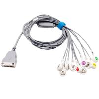 China Beneware 10 Leads ECG Holter Cable with CE And ISO13485 For Beneware CT-086 for sale