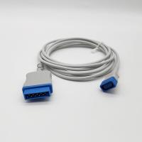China OXY ES3 2.4m 11 Pin Spo2 Extension Cable Single Keyed GE Connector for sale