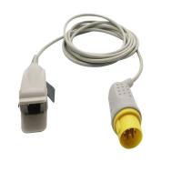 China MEK Reusable Adult finger clip SpO2 Sensor TPU Jacket 8pin connector for sale