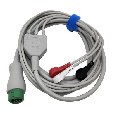 China EA6231B ECG Patient Cable Leadwire Direct Connect With Snap End for sale
