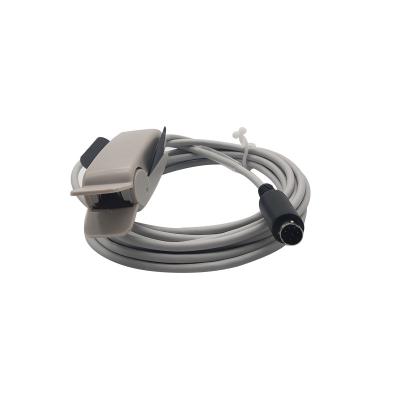 China Biosys Adult Finger Clip SpO2 Sensor BPM-300 TPU 3m/10 ft Round 6-pin Biosys connector for sale