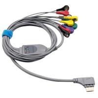 China HWM 112W TPU Holter Cable HDMI Connector For Adult Pediatric 1.1m for sale