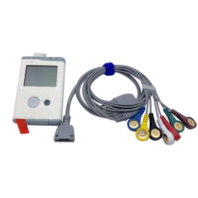 China Beneware CT 08 TPU 1.1m ECG Holter Cable Individual Pack 7 Pin Snap for sale