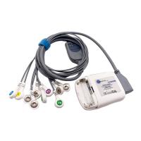 China Borsam Holter Ecg Cable 10 Lead Grey 2m Compatible For Bs6930 BS6930-3 for sale