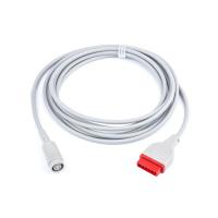 China GE IBP Adaptor Invasive Blood Pressure Cable 11 pin For Dash 2500 2000 5000 4000 for sale