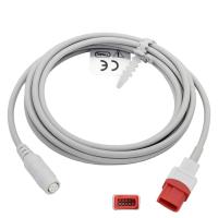 China Spacelabs Invasive blood pressure cable IBP cable,ibp extension cable to abbott 2.7m for sale