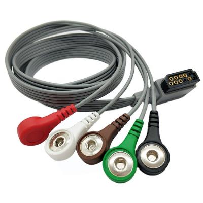 China Holter Ecg Cable HP 11pin 1.5m For M4725a Digitrak XT 989803157481 for sale
