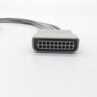 China 12-lead leadset Diagnostic ECG ST80i cable AHA 1.5m for HP 989803180121 989803180131 for sale