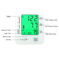 China Home Use Upper Arm Blood Pressure Monitor With Extra Large Cuff for sale