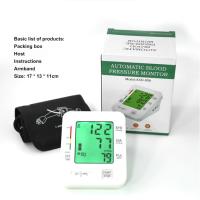 China Home Use Upper Arm Blood Pressure Monitor With Extra Large Cuff for sale