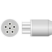 China Colin BP88S ECG Patient Cable 0.7lb Weight Nylon Plug Golden Plated Pins for sale
