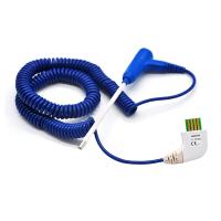 China 0.09kg Ventilator Accessories Smartemp Fast Oral Temp Probe TPU Jacket Blue for sale