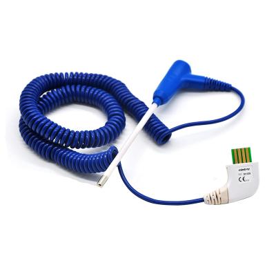 China 0.09kg Ventilator Accessories Smartemp Fast Oral Temp Probe TPU Jacket Blue for sale