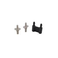 China Marquette Double Tube Female Neonatal Dual NIBP Cuff Connector 10g plastic for sale