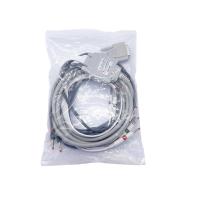China Zoncare 10 Lead EKG Cable Grey With Banana 4.0mm DB 36pin Connector for sale