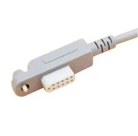 China Jincomed 10 Lead Holter Cable ECG Cable Gray 11pin Snap End 0.9m for sale