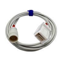 China 9Pin DSub To 25Pin Spo2 Adapter Cable 2.4m  Red 25 LNCS-10 Series for sale