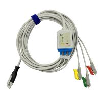 China Primedic 3 Pins ECG Patient Cable For Primedic Defibrillator XD100 Defimonitor for sale