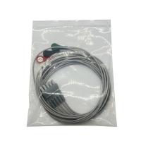 China Welch Allyn ECG Lead Set 5 Wire Snap Grey TPU Twin Pin Connector 9293-059-50 for sale