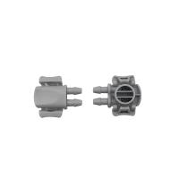 China Welch Allyn Dual / Single Barb Nibp Hose Connectors Plastic PORT-1 / PORT-2 for sale