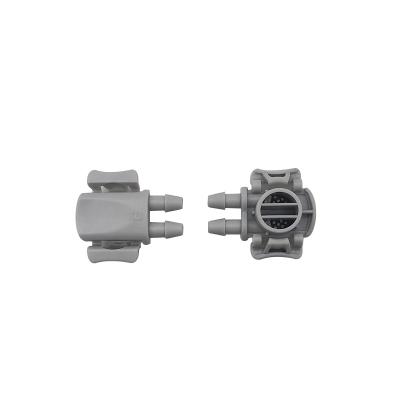 China Welch Allyn Dual / Single Barb Nibp Hose Connectors Plastic PORT-1 / PORT-2 for sale