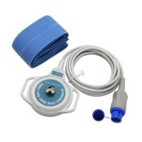 China US Fetal Monitor Toco Transducer 6pin Connector 2.2m Grey TPU Cable for sale
