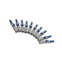 China Plastic Copper ECG Lead Clips Banana 4.0MM DIN 3.0MM 10pcs / Set for sale