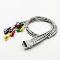 China 1.1m 5 or 10 Lead AHA ECG Patient Cable For H600 3 Channel 0.9m for sale