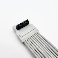 China 1.1m 5 or 10 Lead AHA ECG Patient Cable For H600 3 Channel 0.9m for sale